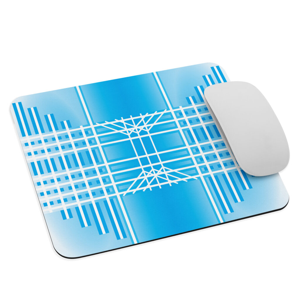 Frost Abstract Art Mouse Pad - Wayuką́